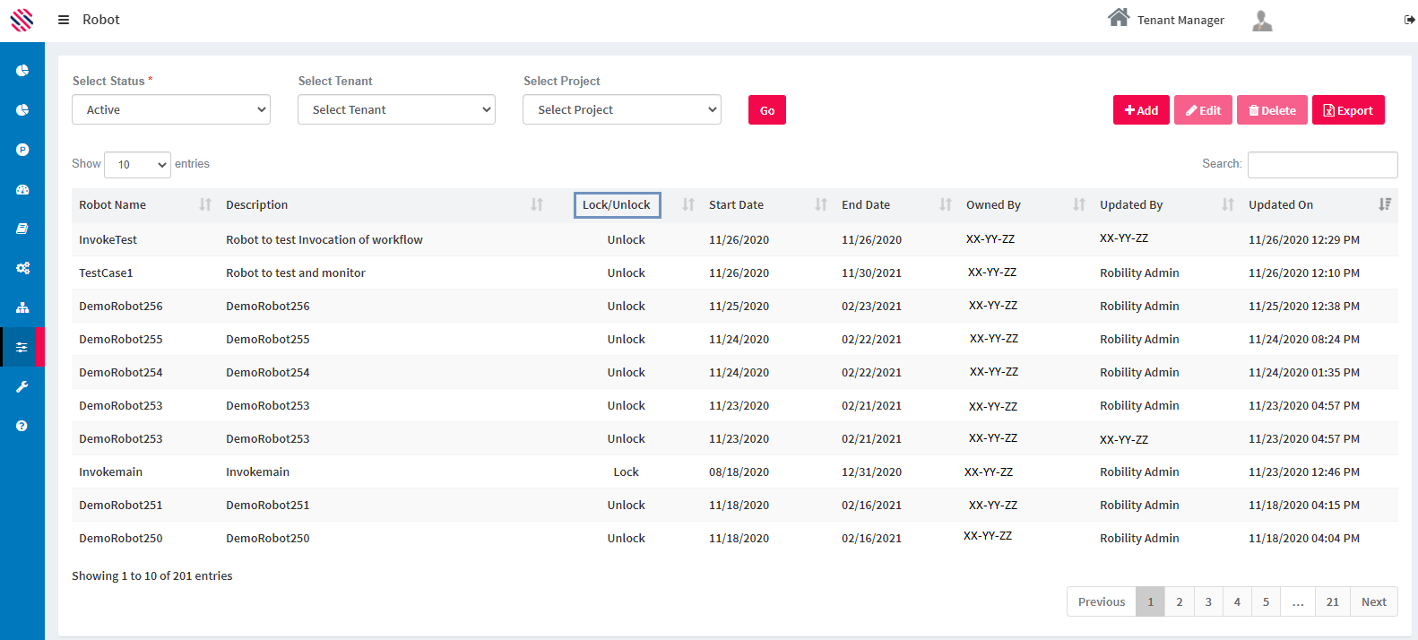 How to add a Robot? | Robility Docs